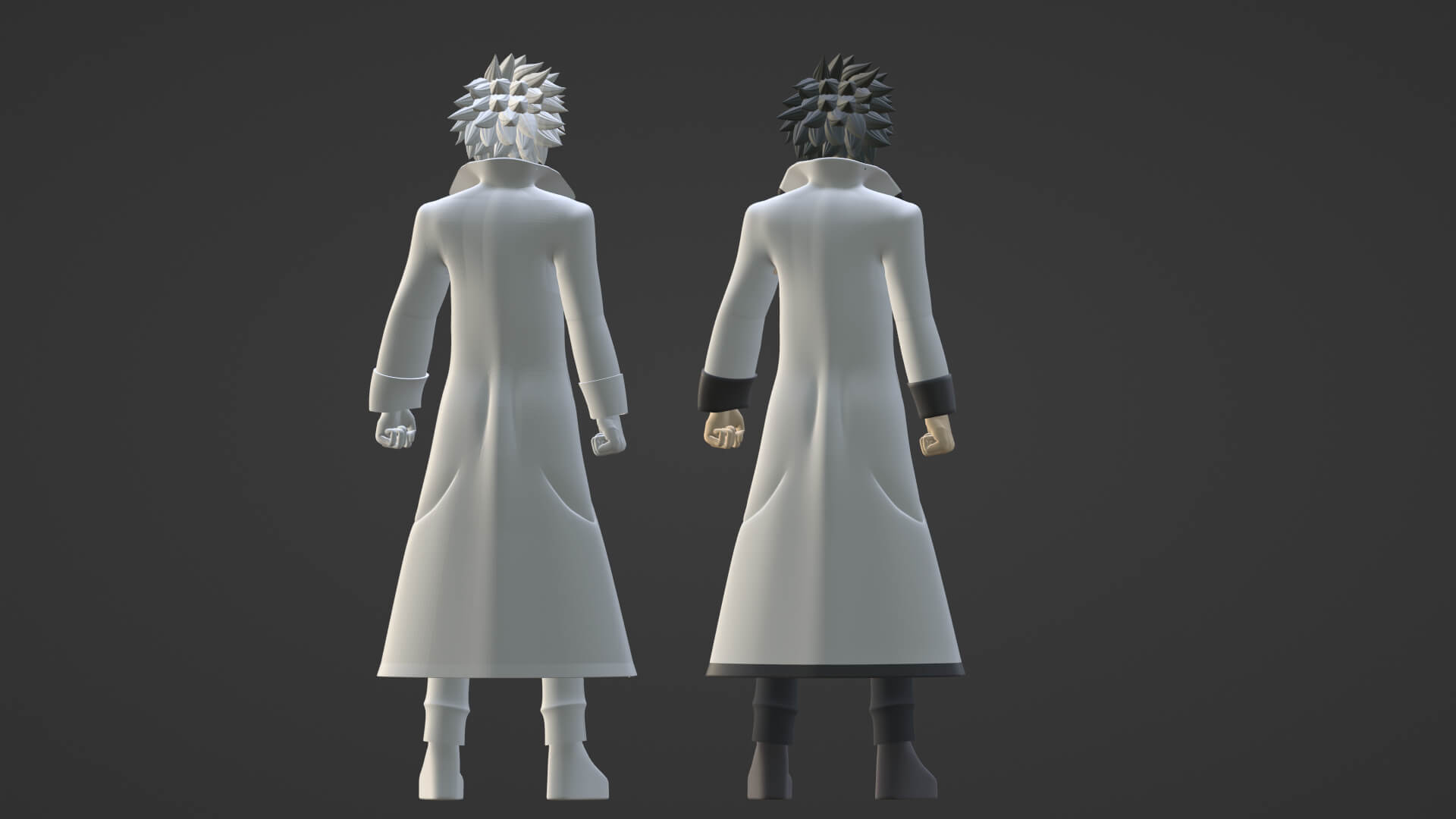 Gray Fullbuster Coat Model