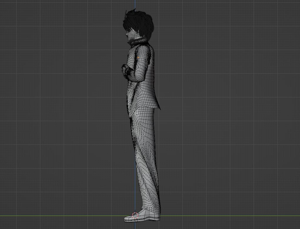 Haruka Sakura - Wind Breaker 3D Model by Summerforce