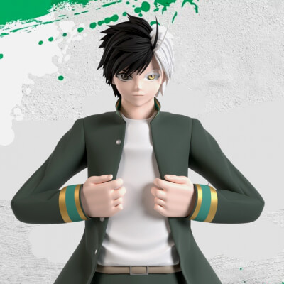 Haruka Sakura - Wind Breaker 3D Model by Summerforce