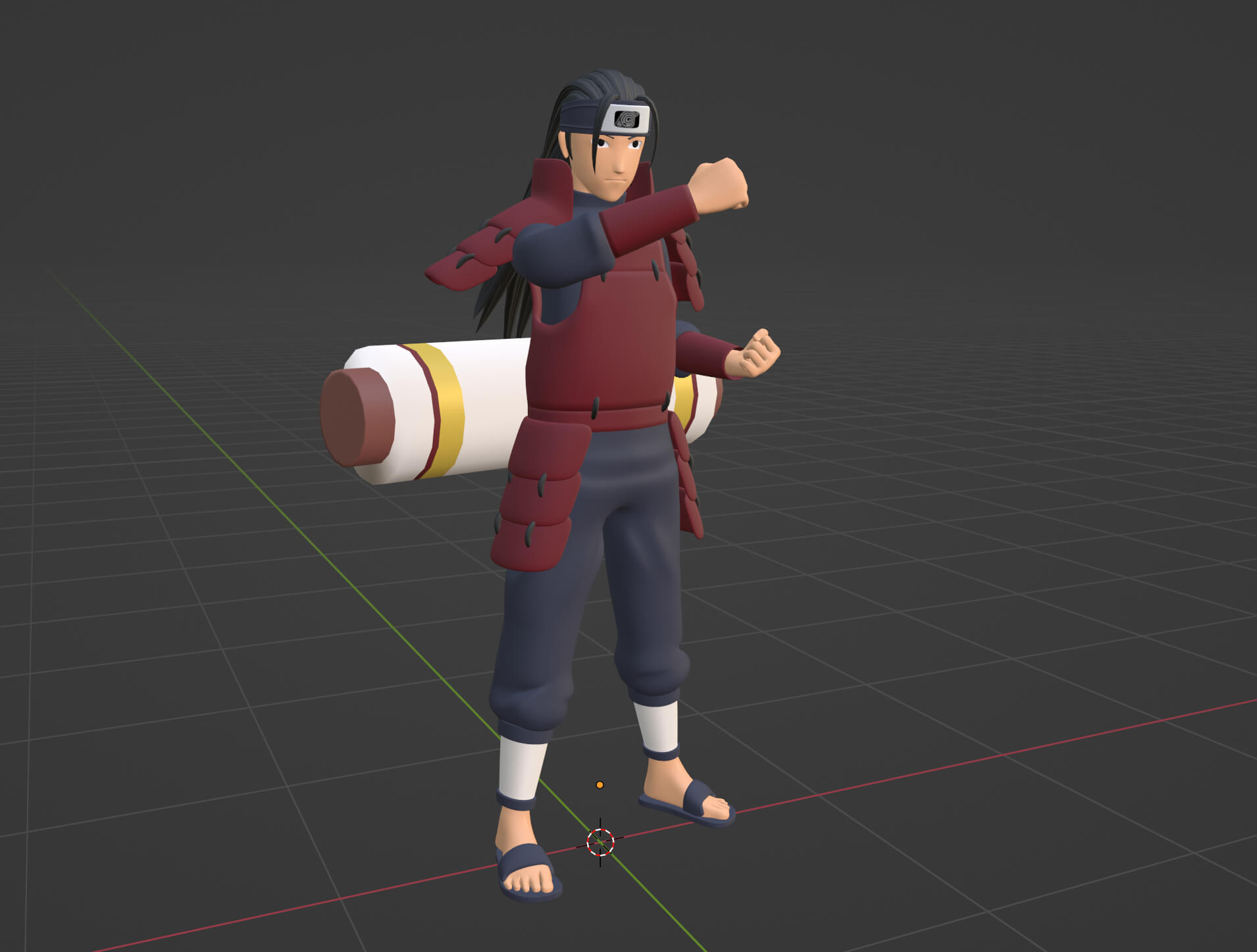 Hashirama Senju - Naruto Shippuden 3D Model by Summerforce