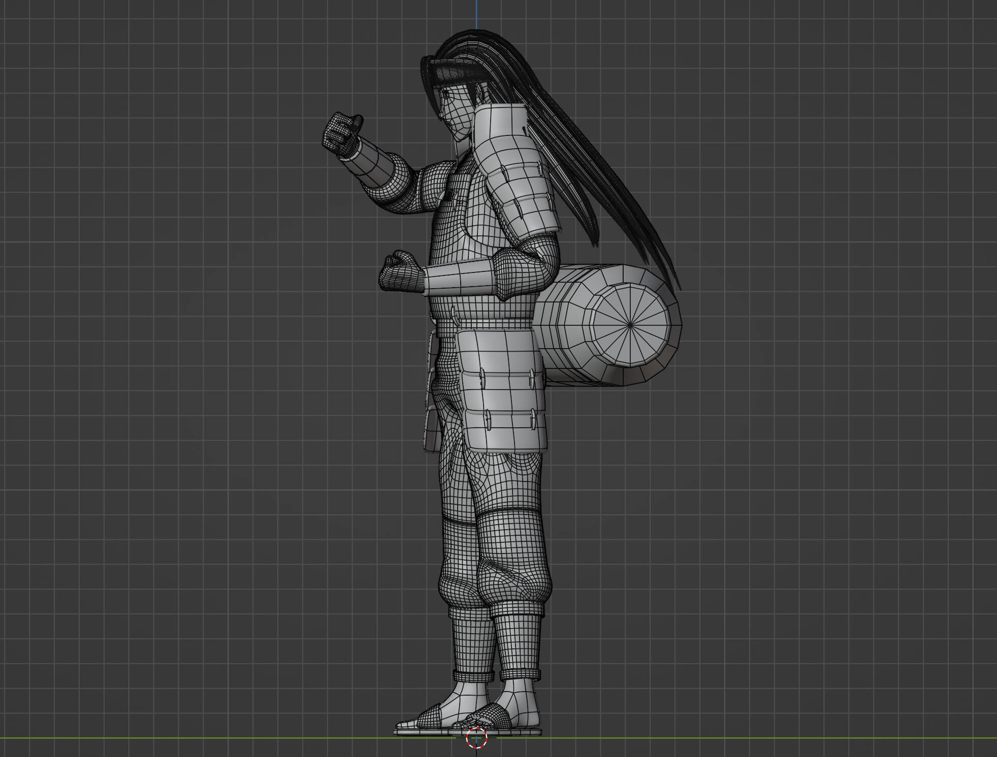 Hashirama Senju - Naruto Shippuden 3D Model by Summerforce