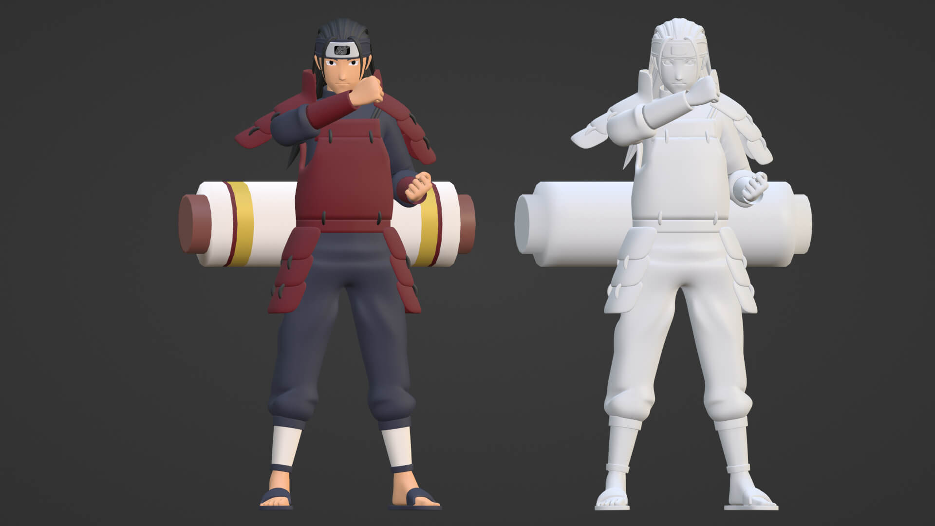 Hashirama Senju - Naruto Shippuden 3D Model by Summerforce