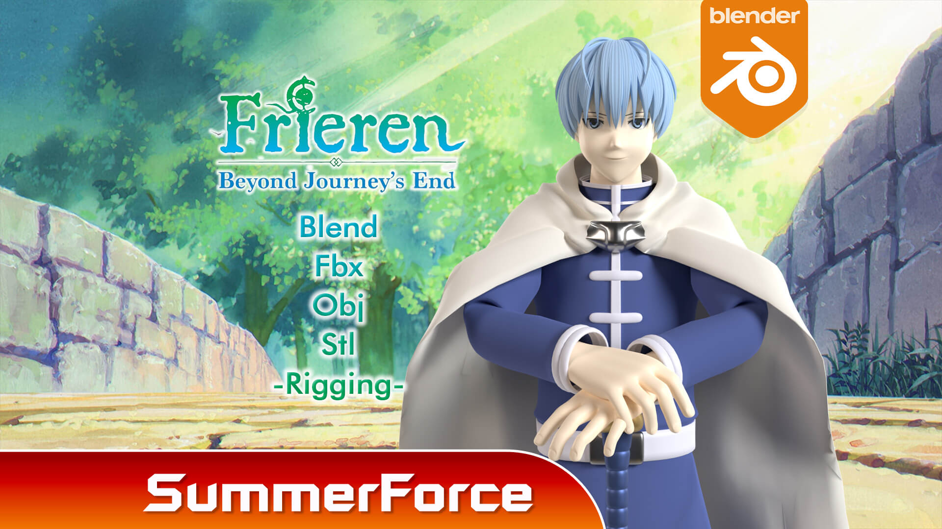 Himmel - Frieren Beyond Journey End 3D Model by Summerforce