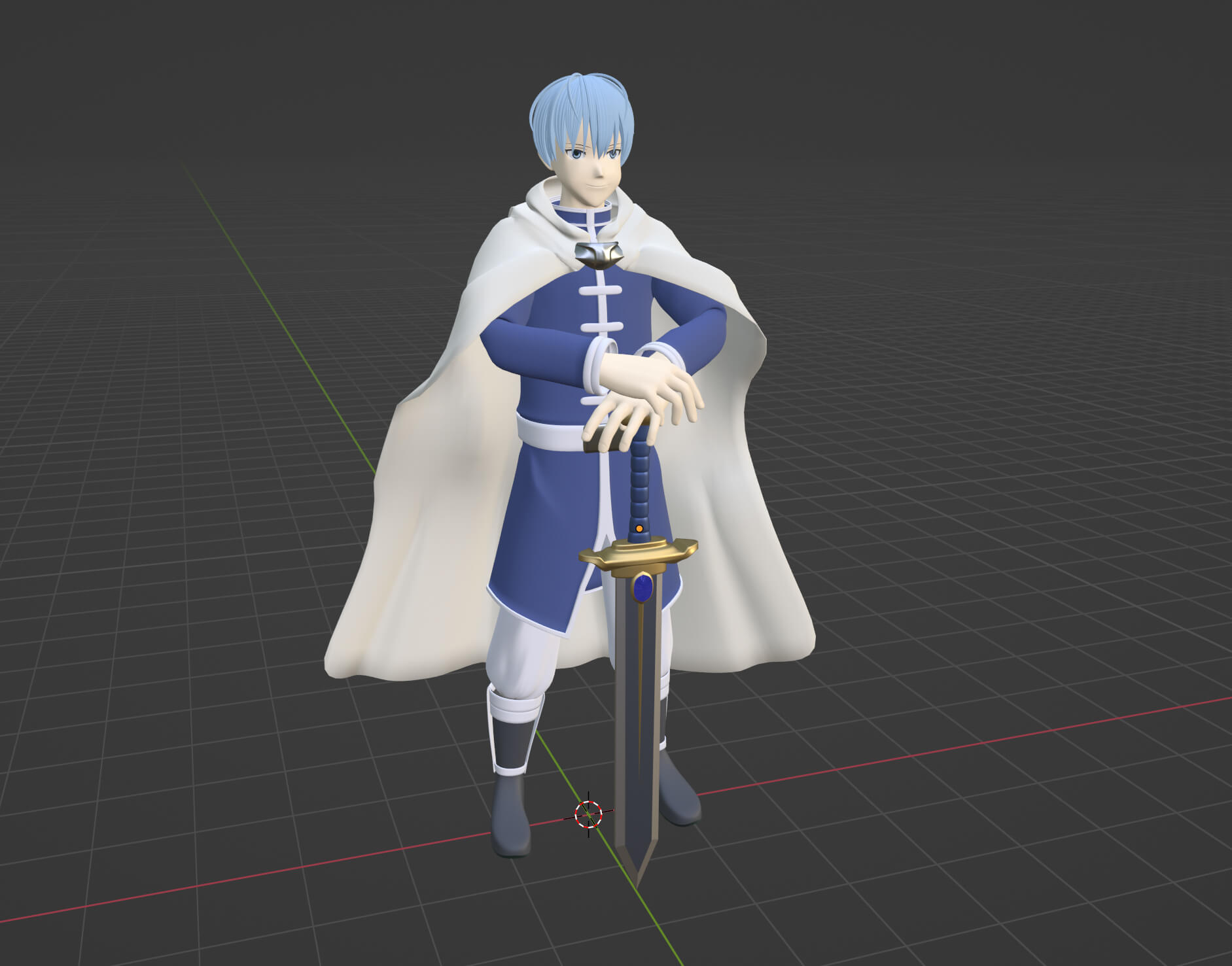 Himmel - Frieren Beyond Journey End 3D Model by Summerforce