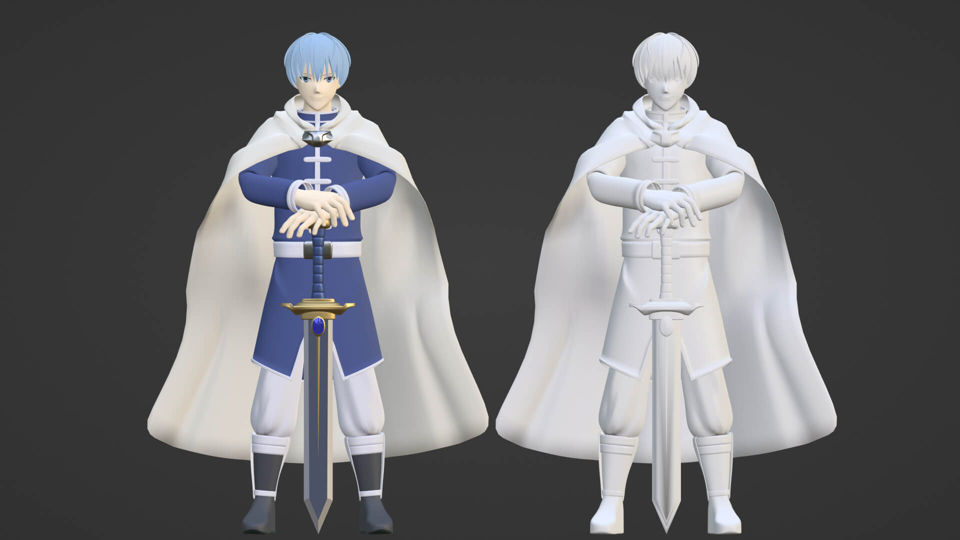 Himmel - Frieren Beyond Journey End 3D Model by Summerforce