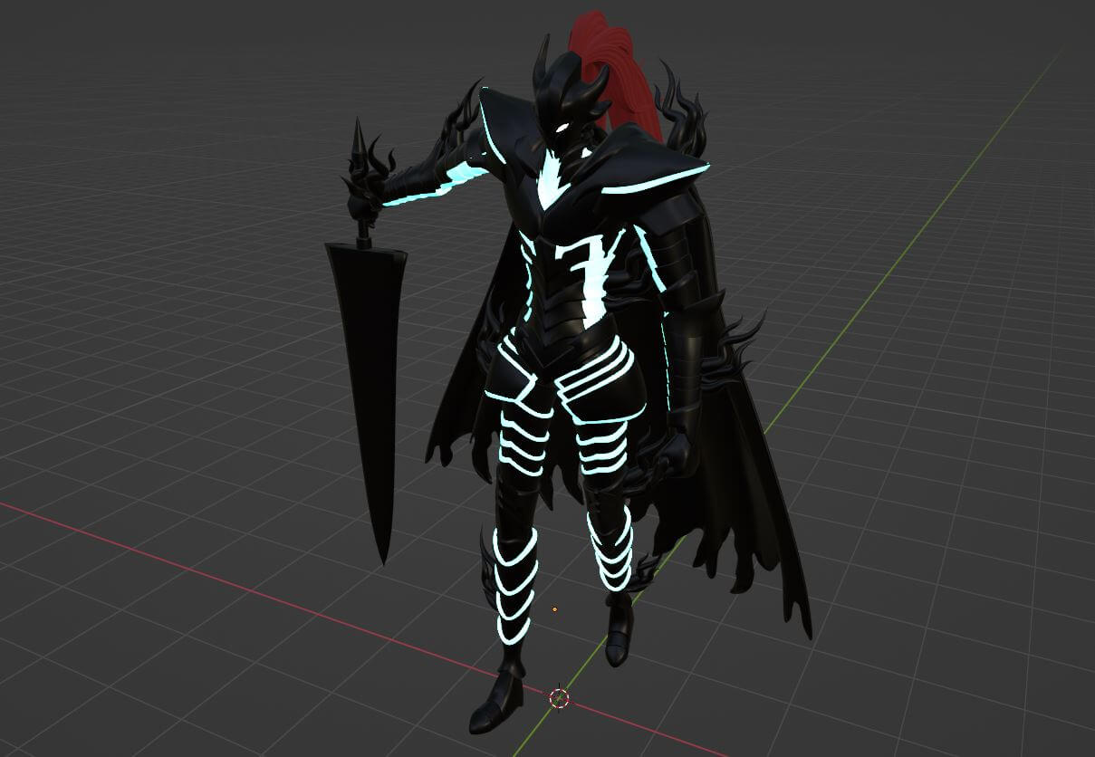Igris Shadow - Solo Leveling 3D Model by Summerforce