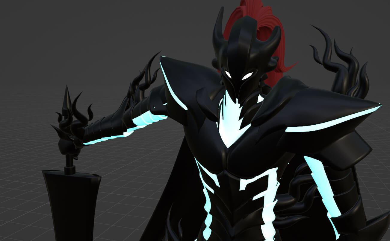 Igris Shadow - Solo Leveling 3D Model by Summerforce