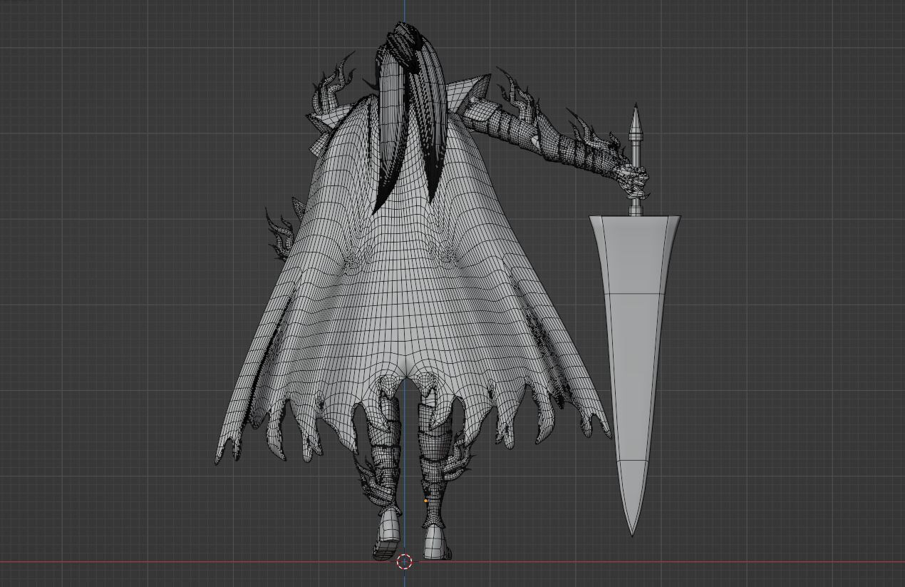 Igris Shadow - Solo Leveling 3D Model by Summerforce