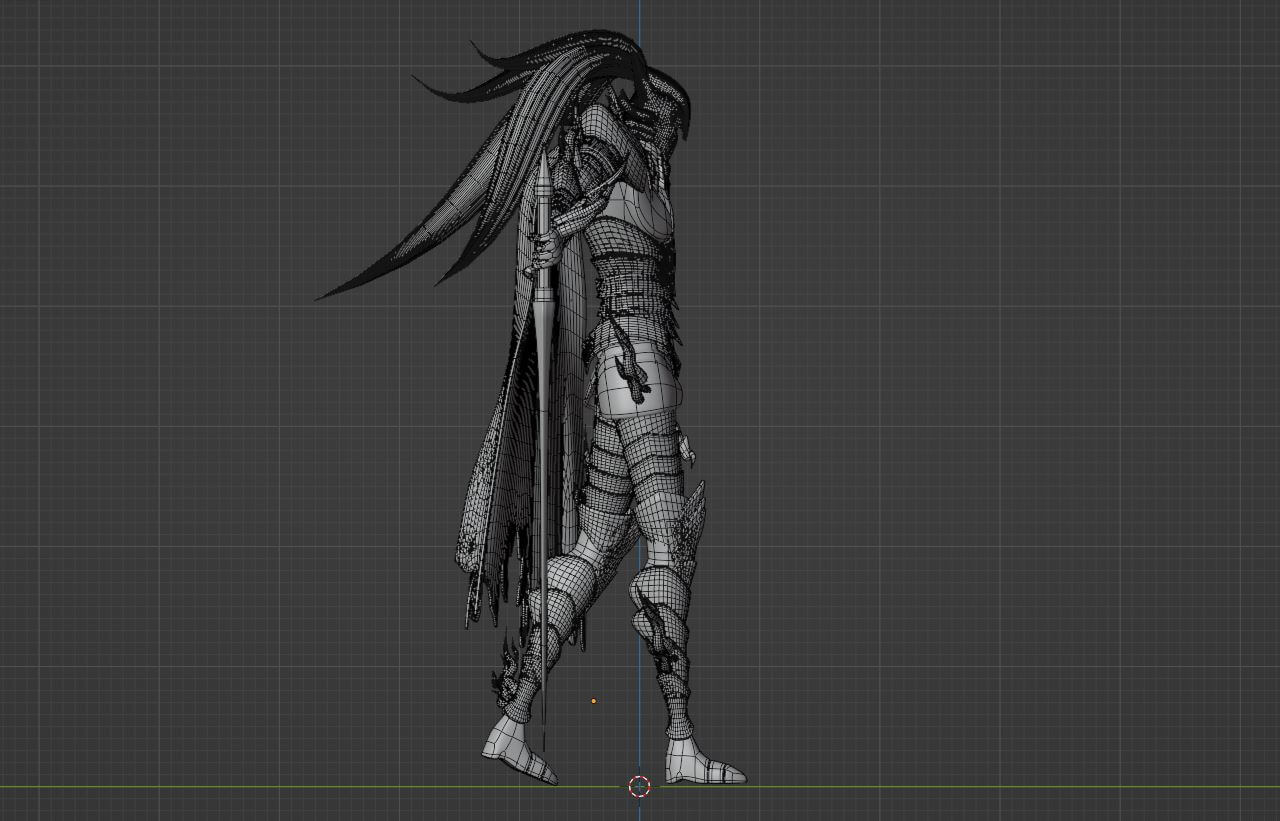 Igris Shadow - Solo Leveling 3D Model by Summerforce