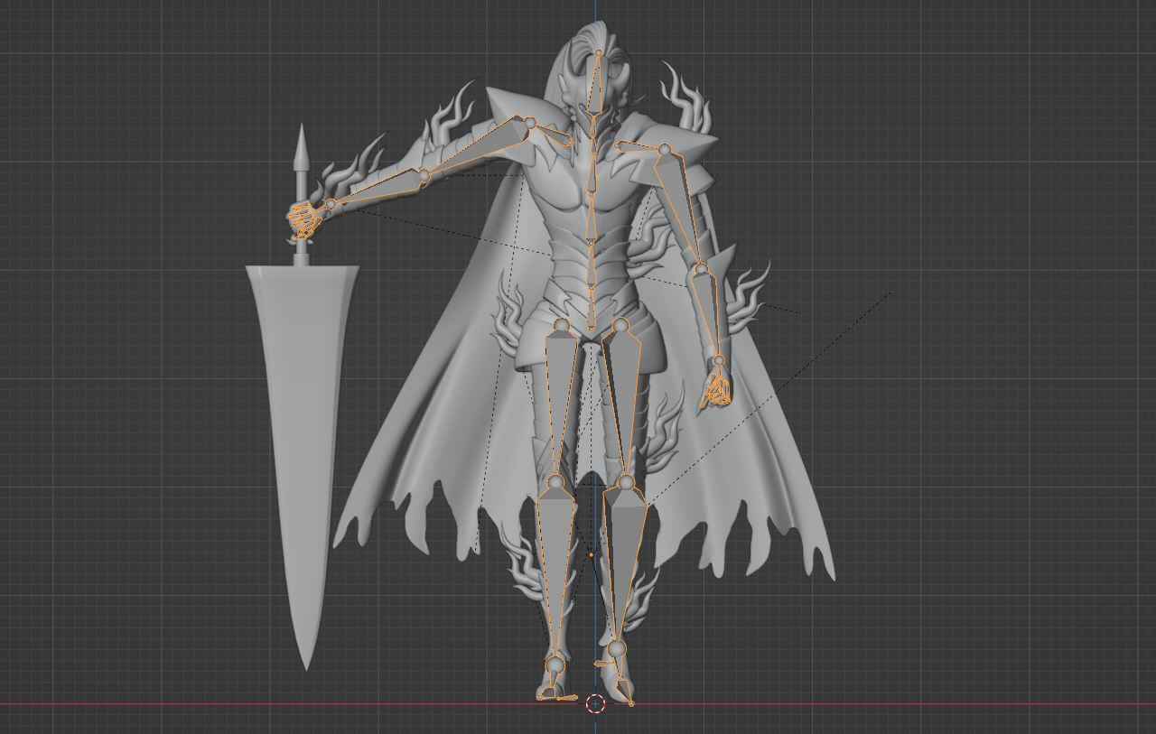 Igris Shadow - Solo Leveling 3D Model by Summerforce