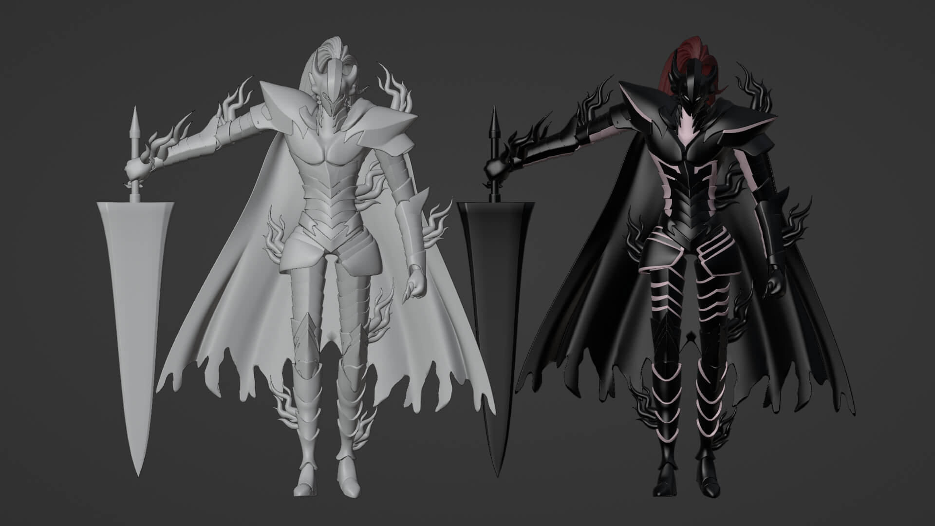 Igris Shadow - Solo Leveling 3D Model by Summerforce