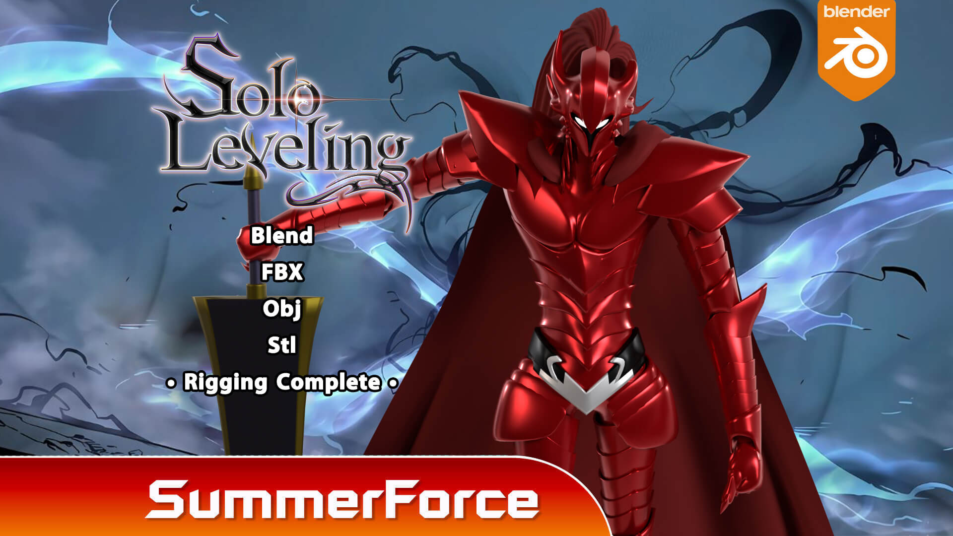 Igris - Solo Leveling 3D Model by Summerforce