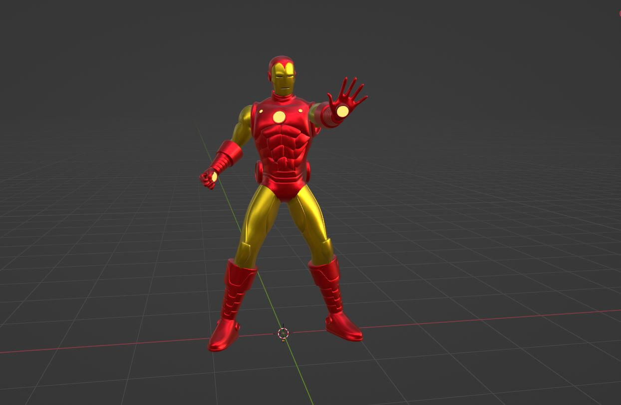 Ironman Classic - Marvel Comics 3D Model by Summerforce