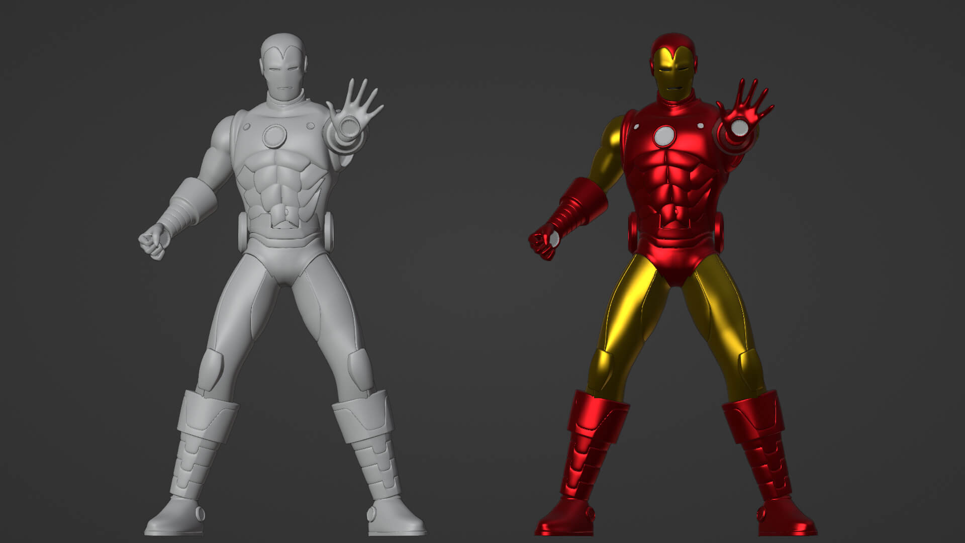 Ironman Classic - Marvel Comics 3D Model by Summerforce