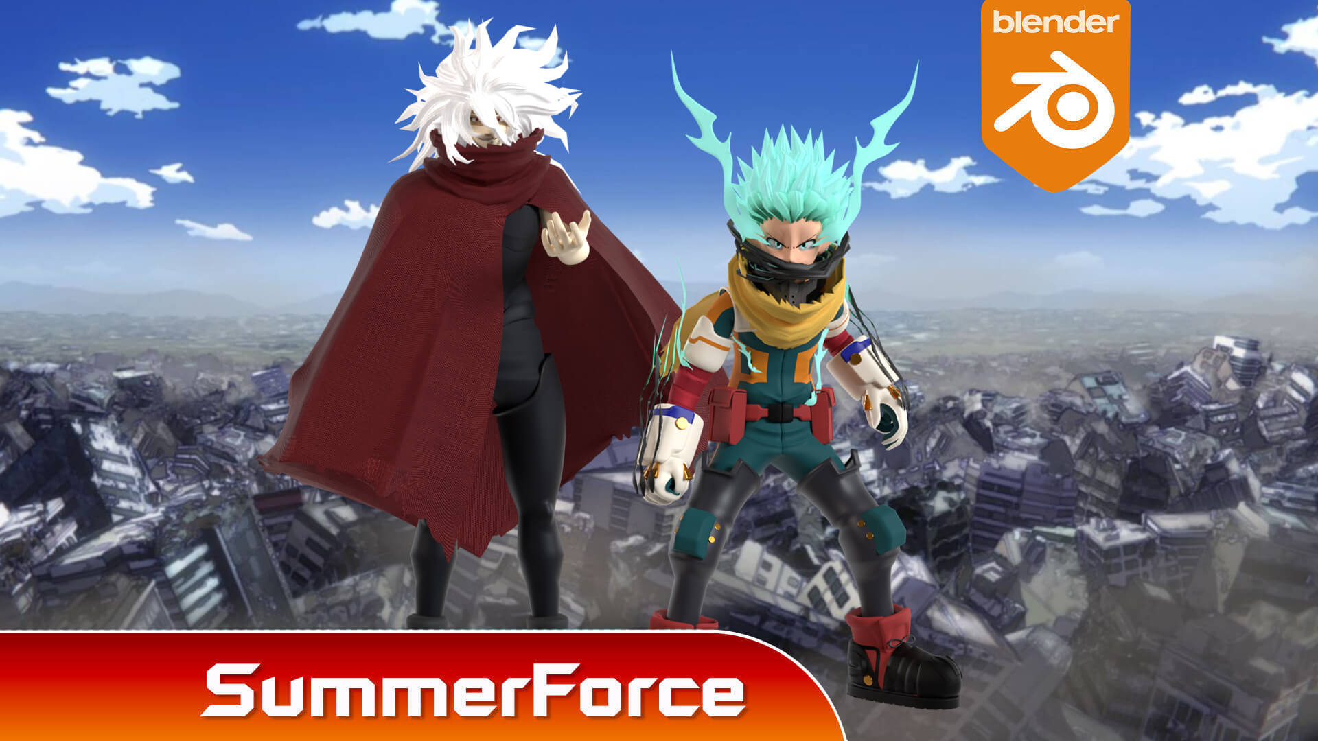 Izuku Midoriya - Deku - My Hero Academia 3D Model by Summerforce