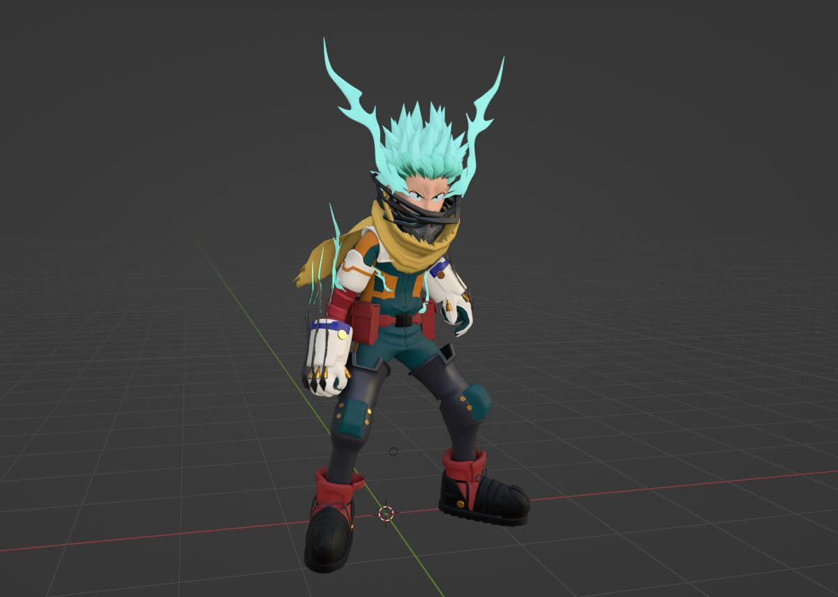 Izuku Midoriya - Deku - My Hero Academia 3D Model by Summerforce