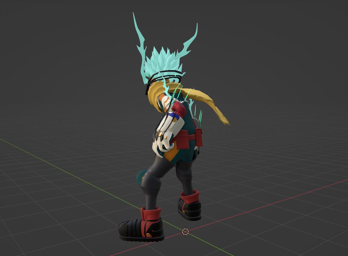 Izuku Midoriya - Deku - My Hero Academia 3D Model by Summerforce