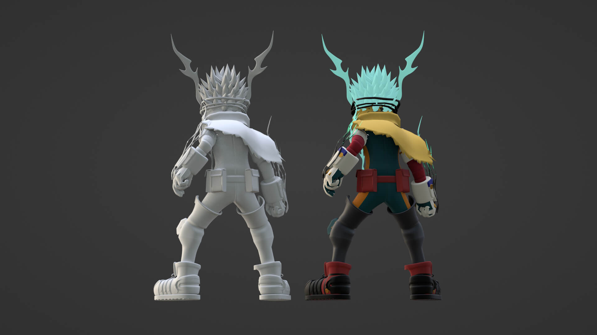 Izuku Midoriya - Deku - My Hero Academia 3D Model by Summerforce