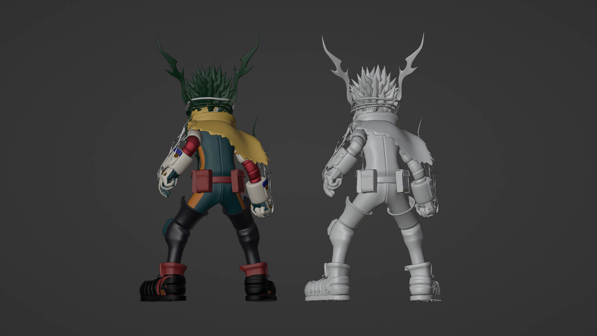 Izuku Midoriya - Deku - My Hero Academia 3D Model by Summerforce