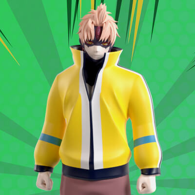 Okarun - Dandadan 3D Model by Summerforce