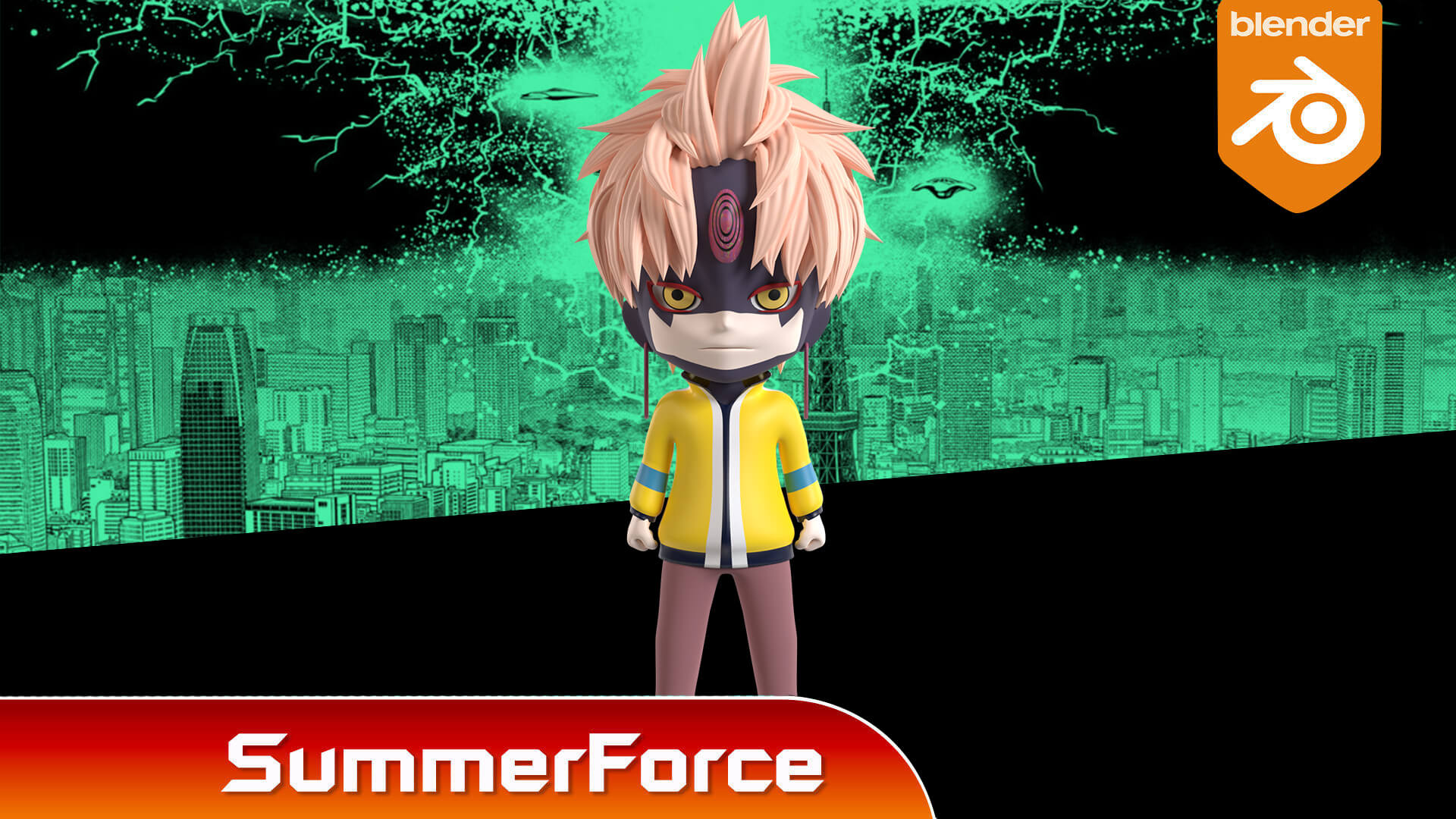 Jiji Evil Eye SD - Dandadan 3D Model by Summerforce