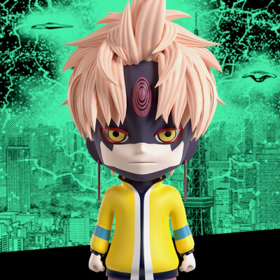 Turbo Granny Cat - Dandadan 3D Model by Summerforce