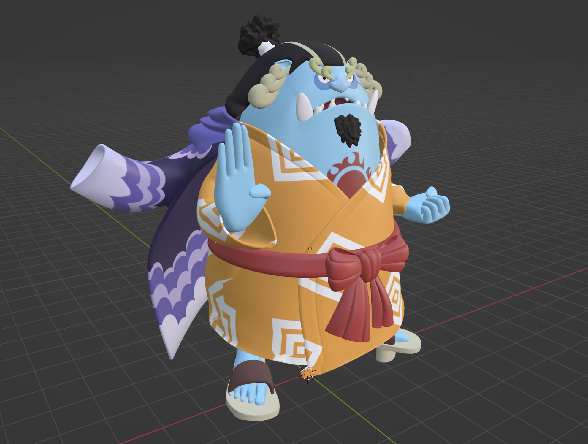 Jinbe Wcf - One Piece 3D Model by Summerforce