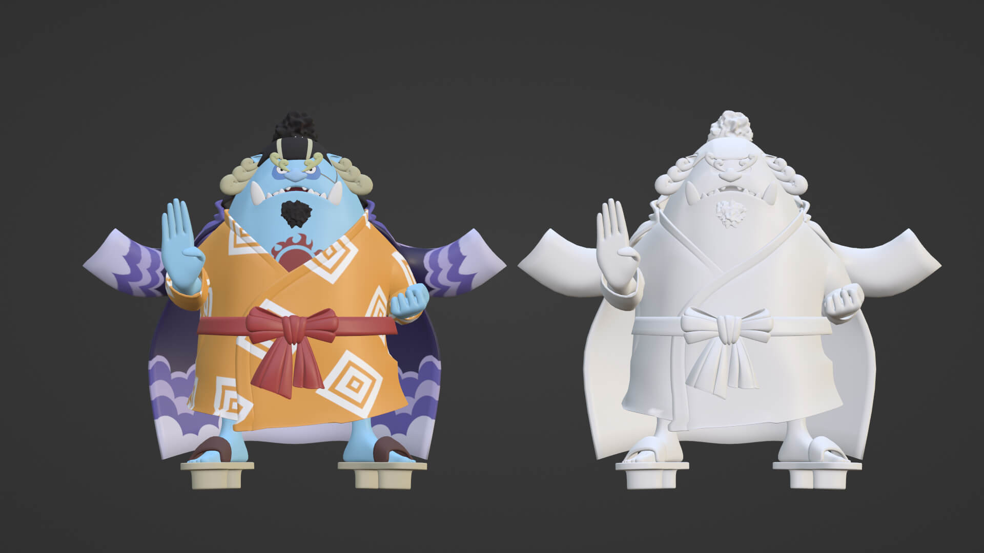 Jinbe Wcf - One Piece 3D Model by Summerforce