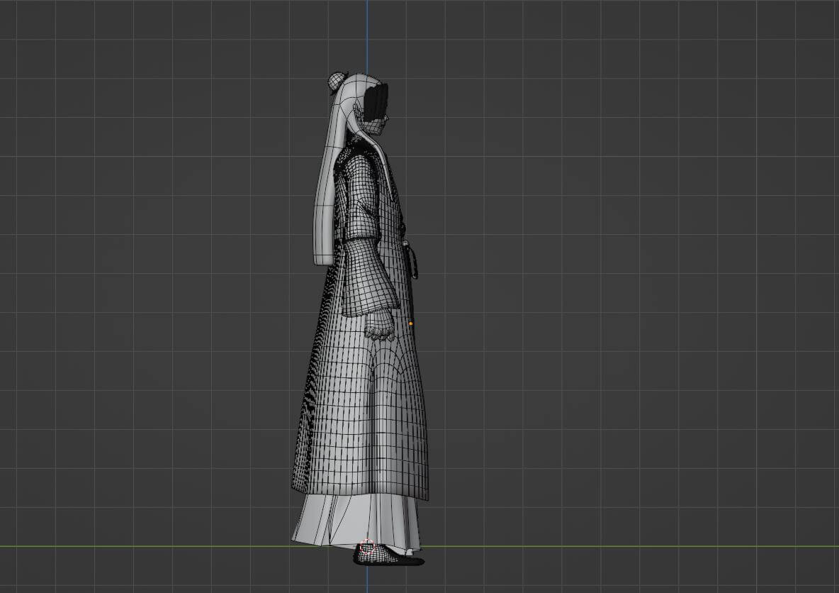 Jinshi - The Apothecary Diaries 3D Model by Summerforce