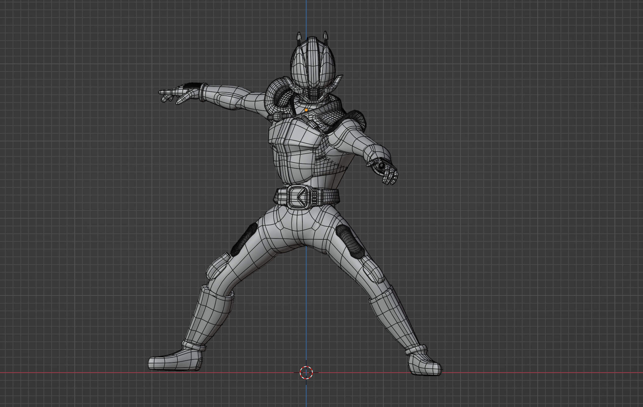 Kamen Rider Den-O - Kamen Rider 3D Model by Summerforce