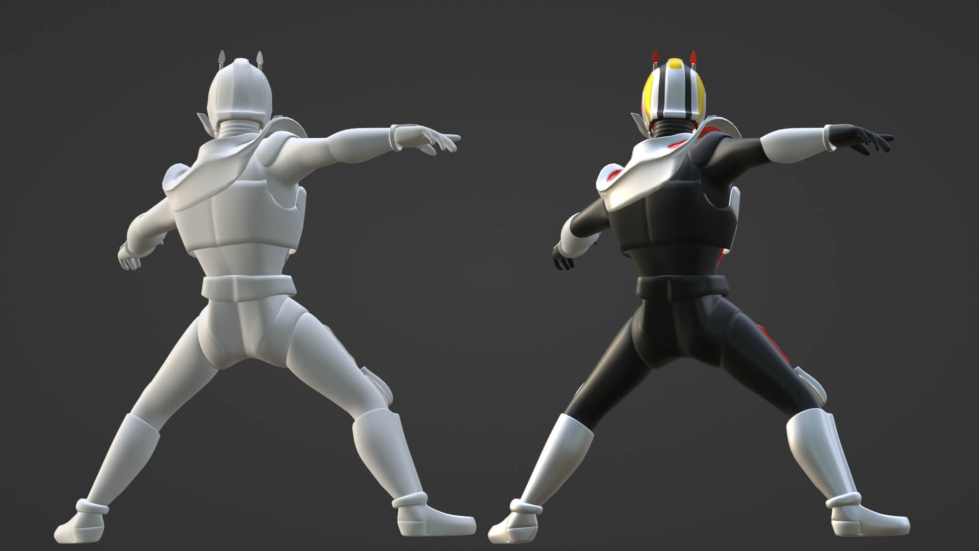 Kamen Rider Den-O - Kamen Rider 3D Model by Summerforce