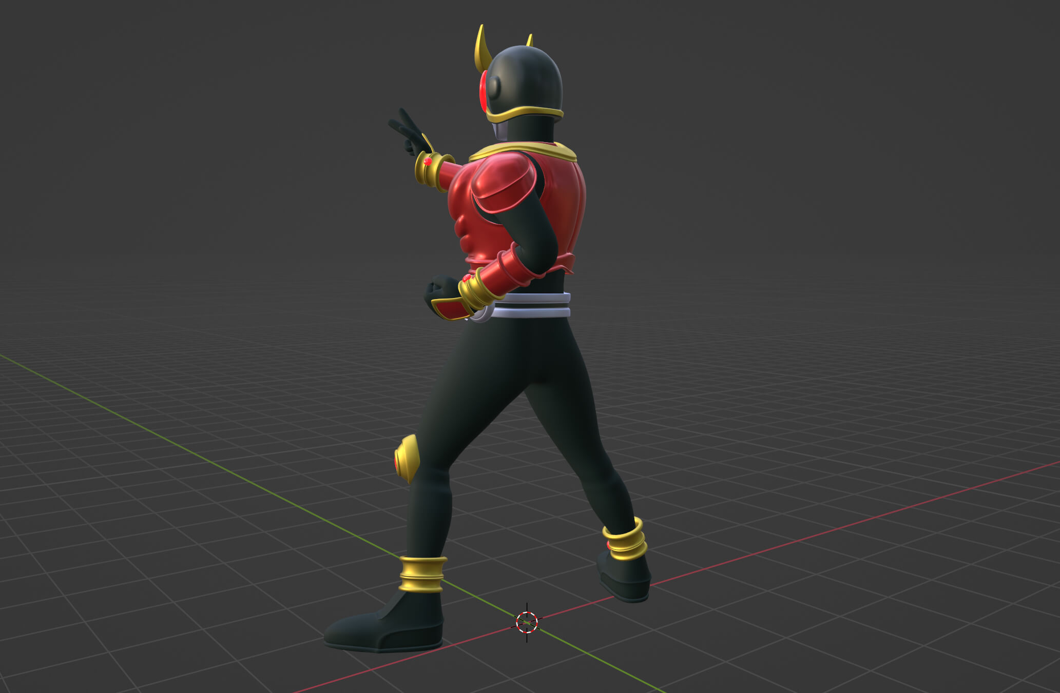 Kamen Rider Kuuga - Kamen Rider 3D Model by Summerforce