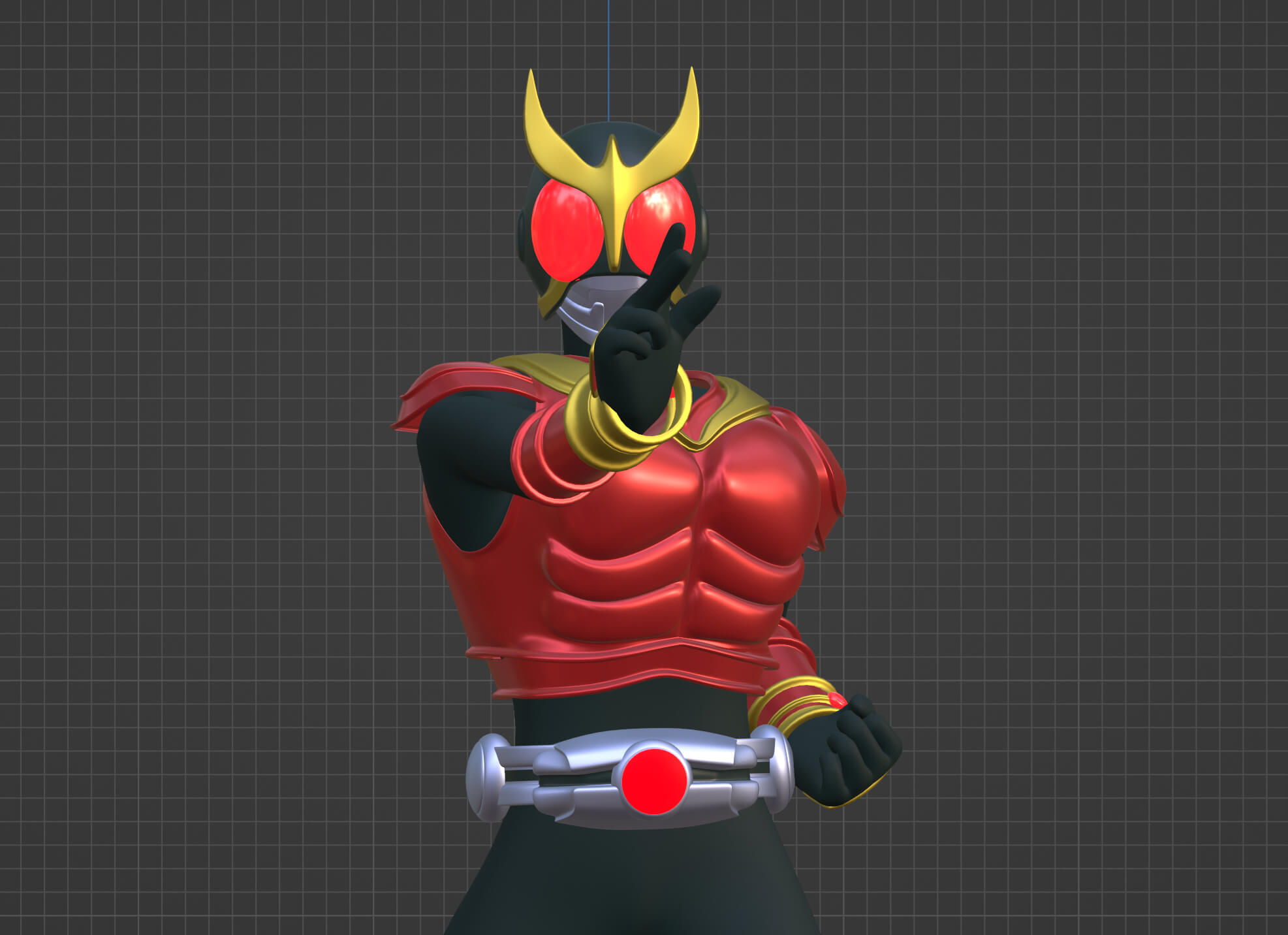 Kamen Rider Kuuga - Kamen Rider 3D Model by Summerforce