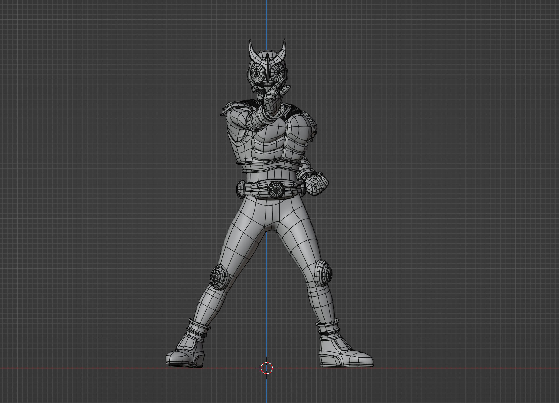 Kamen Rider Kuuga - Kamen Rider 3D Model by Summerforce