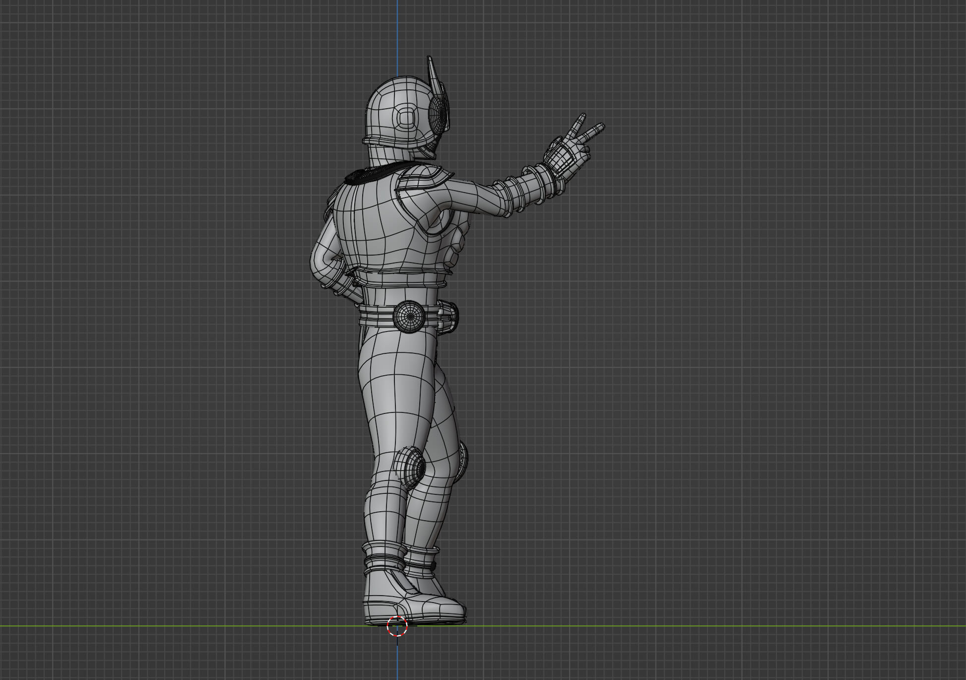 Kamen Rider Kuuga - Kamen Rider 3D Model by Summerforce