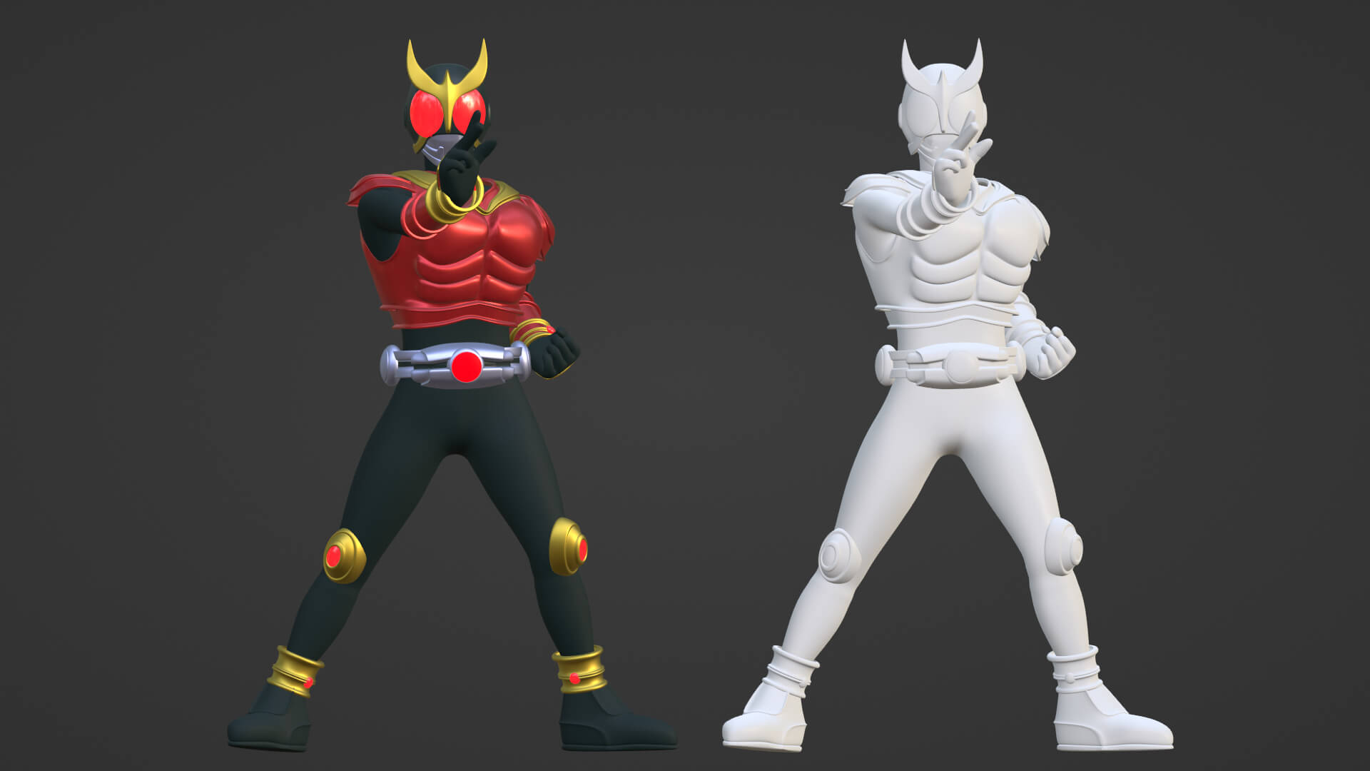 Kamen Rider Kuuga - Kamen Rider 3D Model by Summerforce