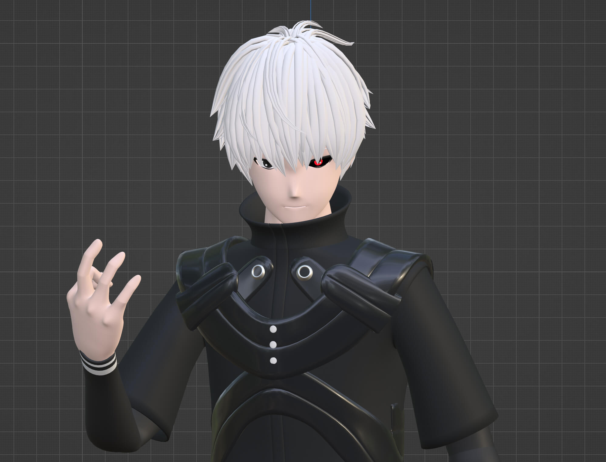 Ken Kaneki - Tokyo Ghoul 3D Model by Summerforce