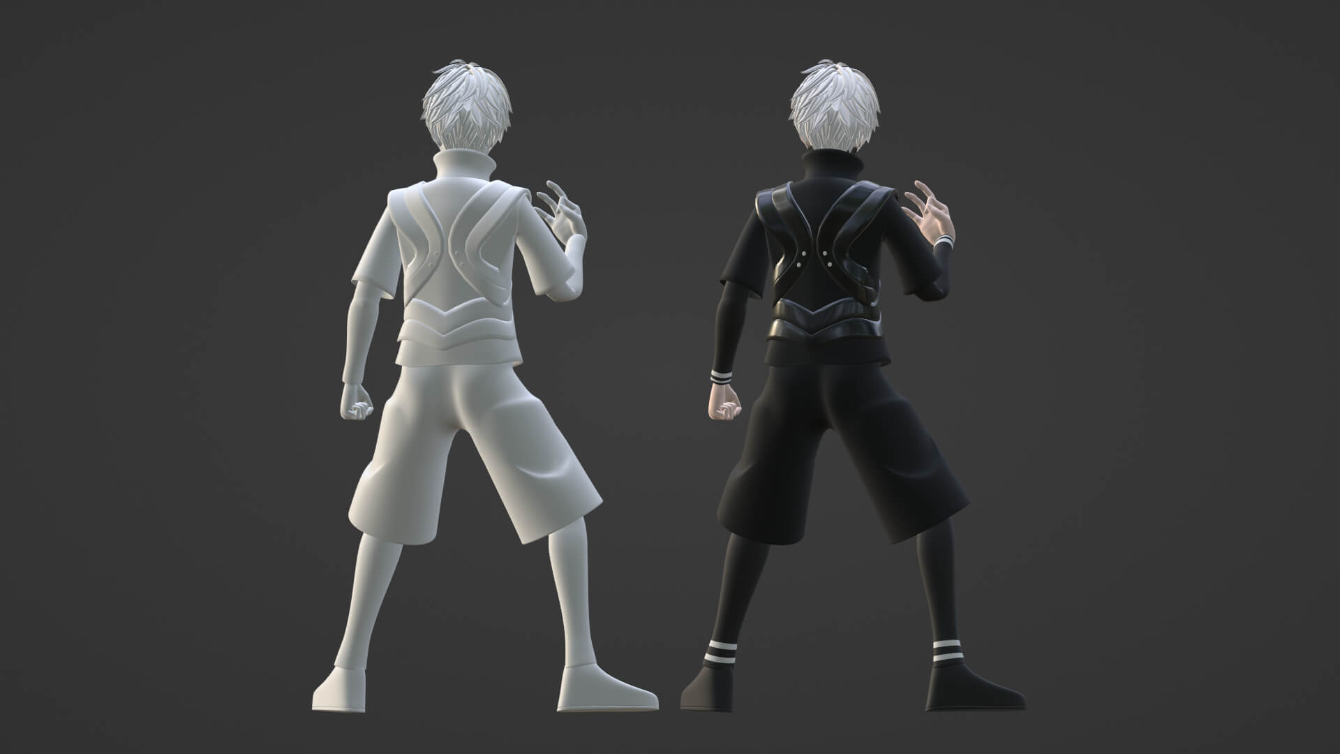 Ken Kaneki - Tokyo Ghoul 3D Model by Summerforce
