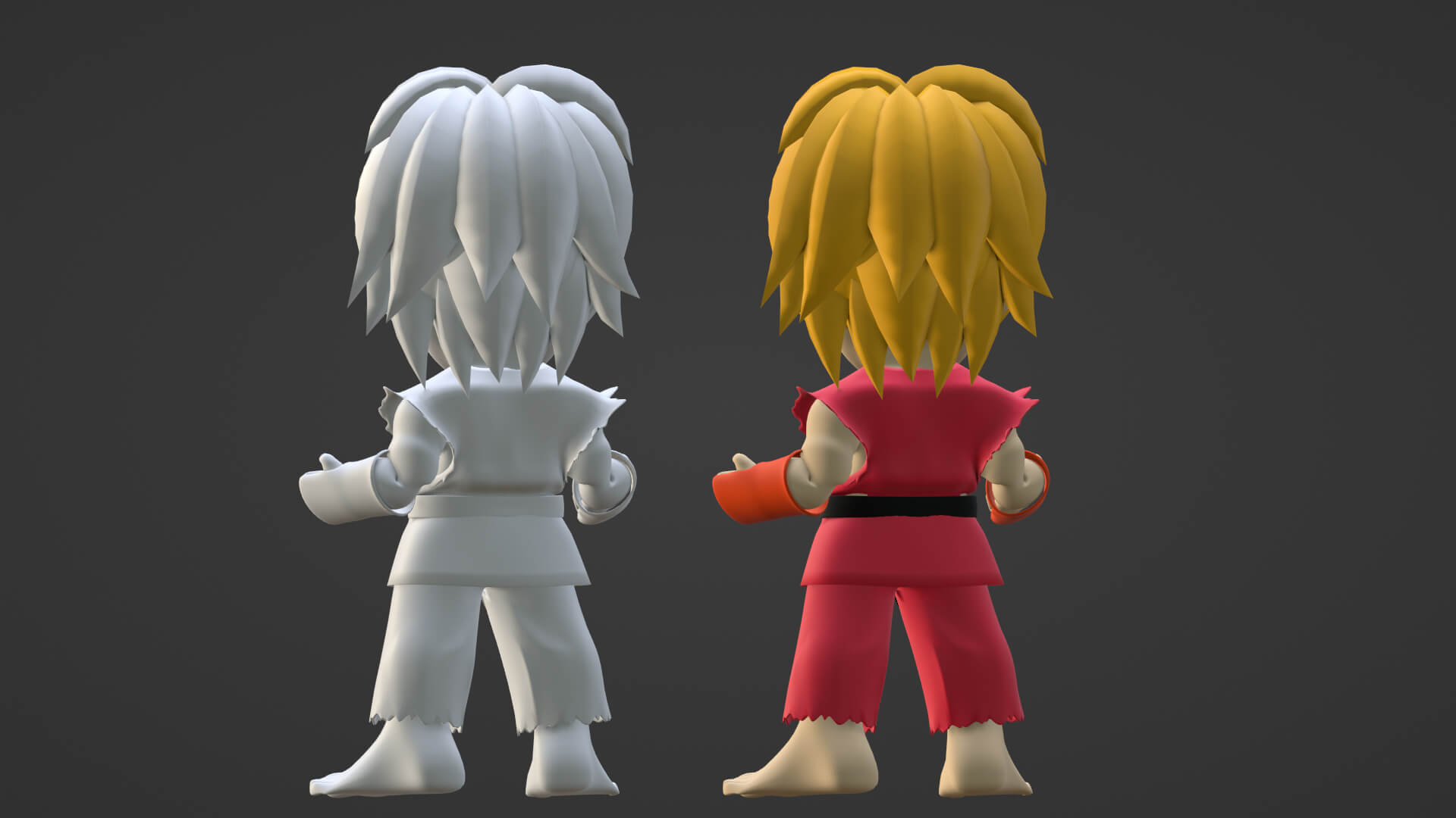 Ken Sd - Street Fighter 3D Model by Summerforce