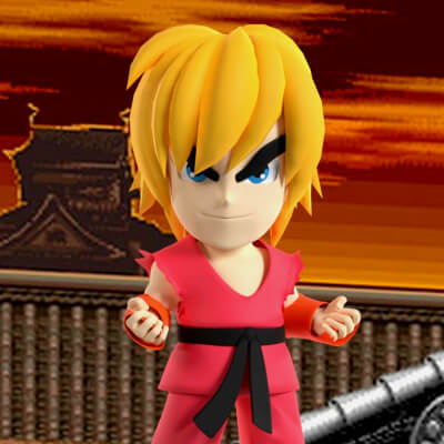 Ken Sd - Street Fighter 3D Model by Summerforce