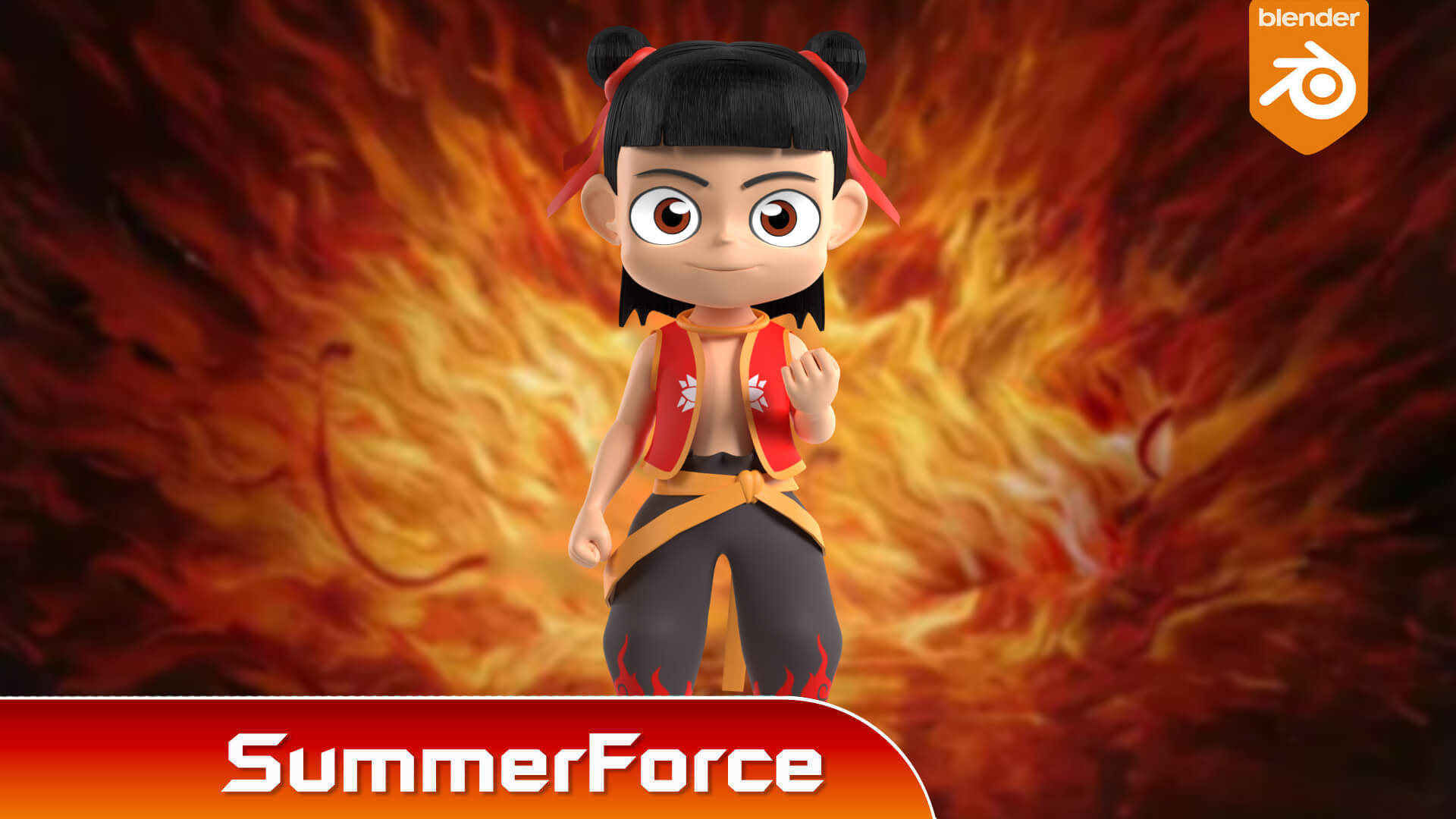 Kid Nezha - Ne Zha 3D Model by Summerforce