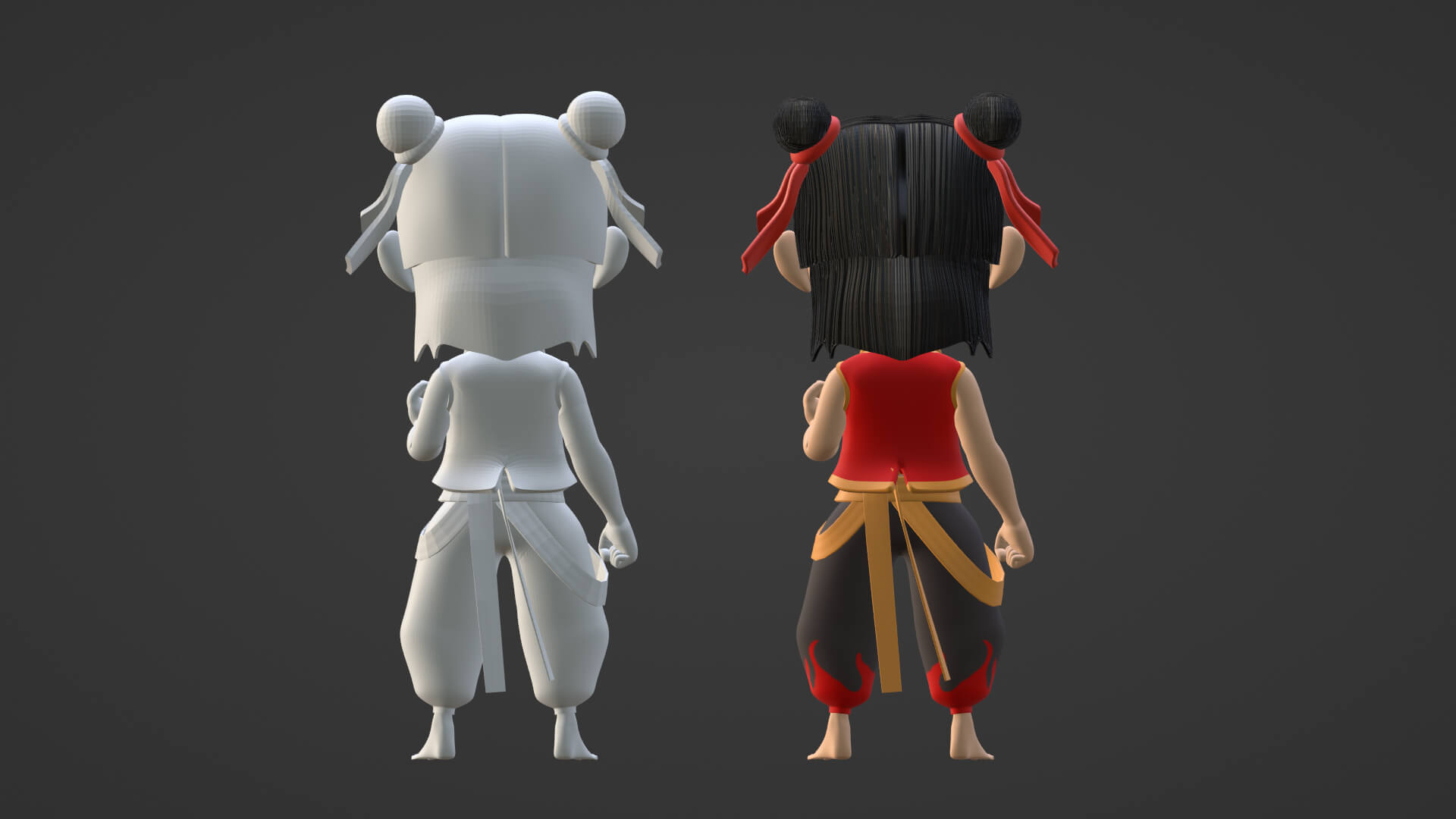 Kid Nezha - Ne Zha 3D Model by Summerforce