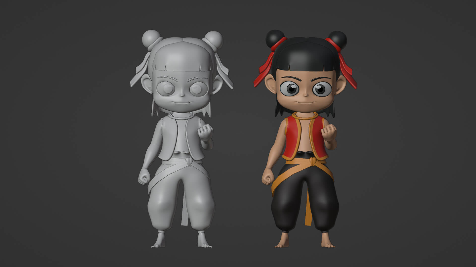 Kid Nezha - Ne Zha 3D Model by Summerforce