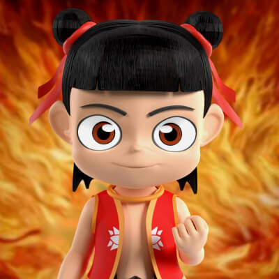 Kid Nezha - Ne Zha 3D Model by Summerforce