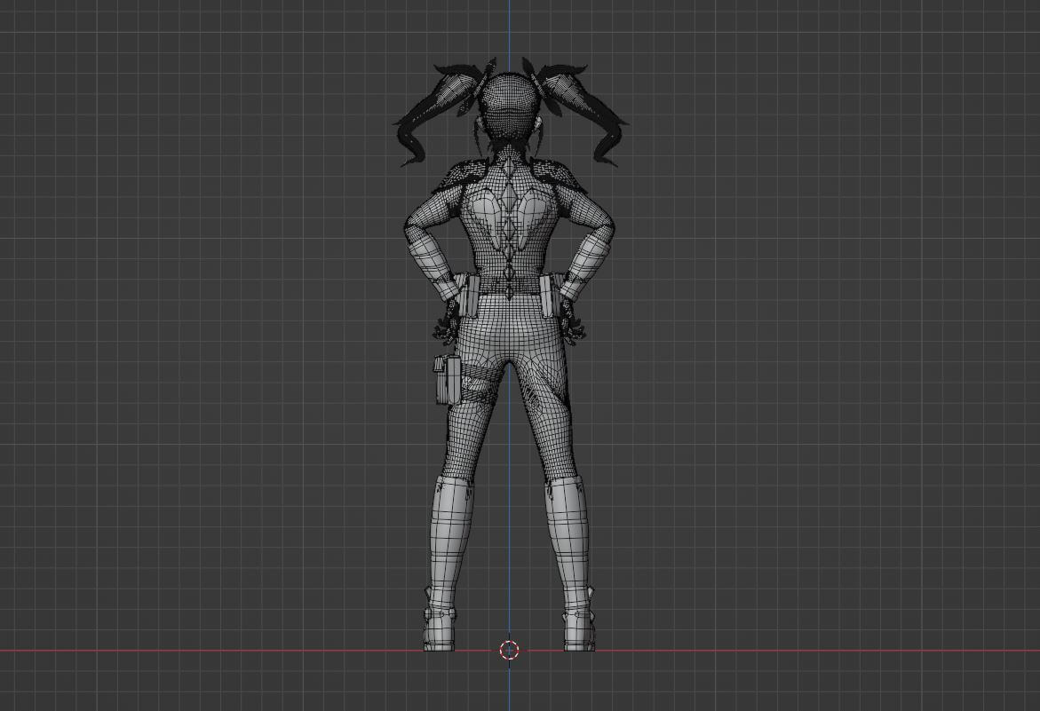 Kikoru Shinomiya Kaiju No8 3d Model By Summerforce 3837