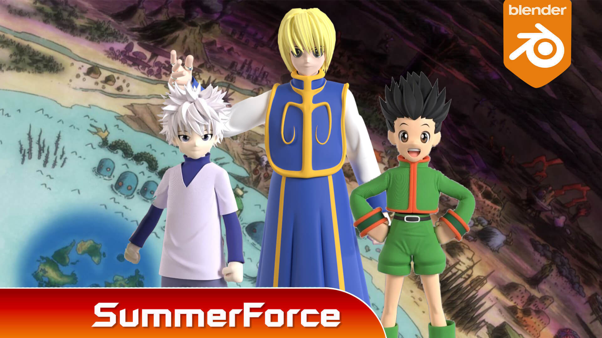 Kurapika - Hunter X Hunter 3D Model by Summerforce