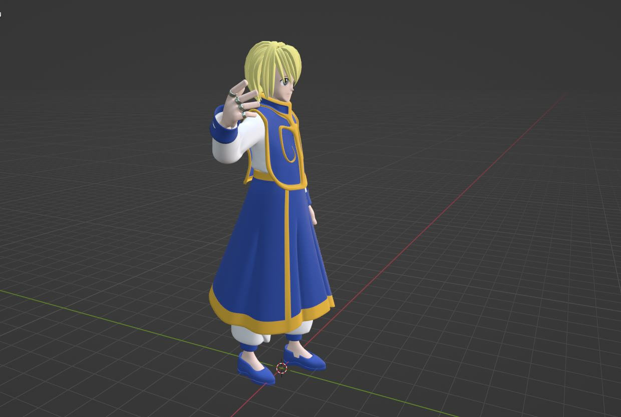 Kurapika - Hunter X Hunter 3D Model by Summerforce