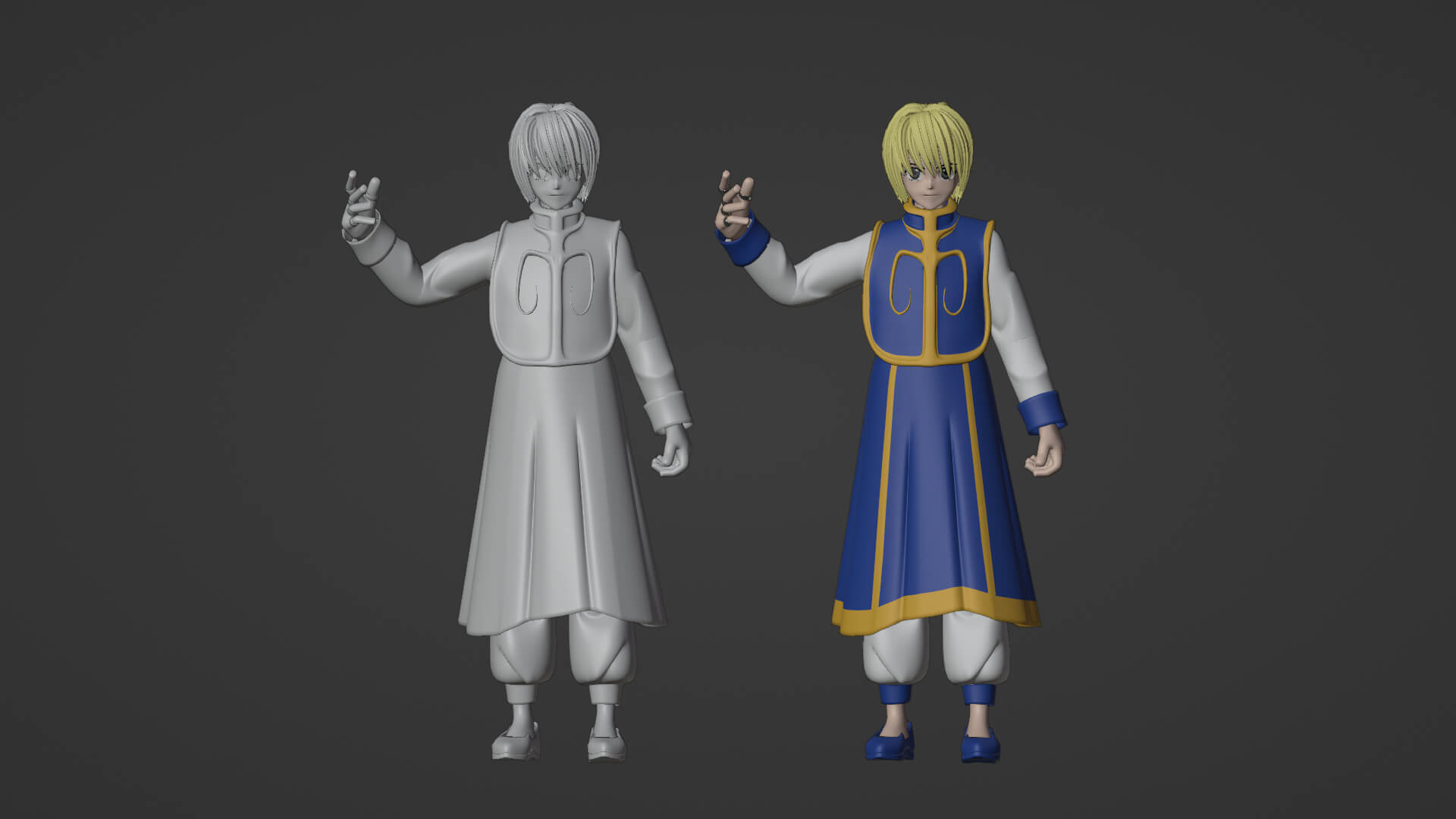 Kurapika - Hunter X Hunter 3D Model by Summerforce