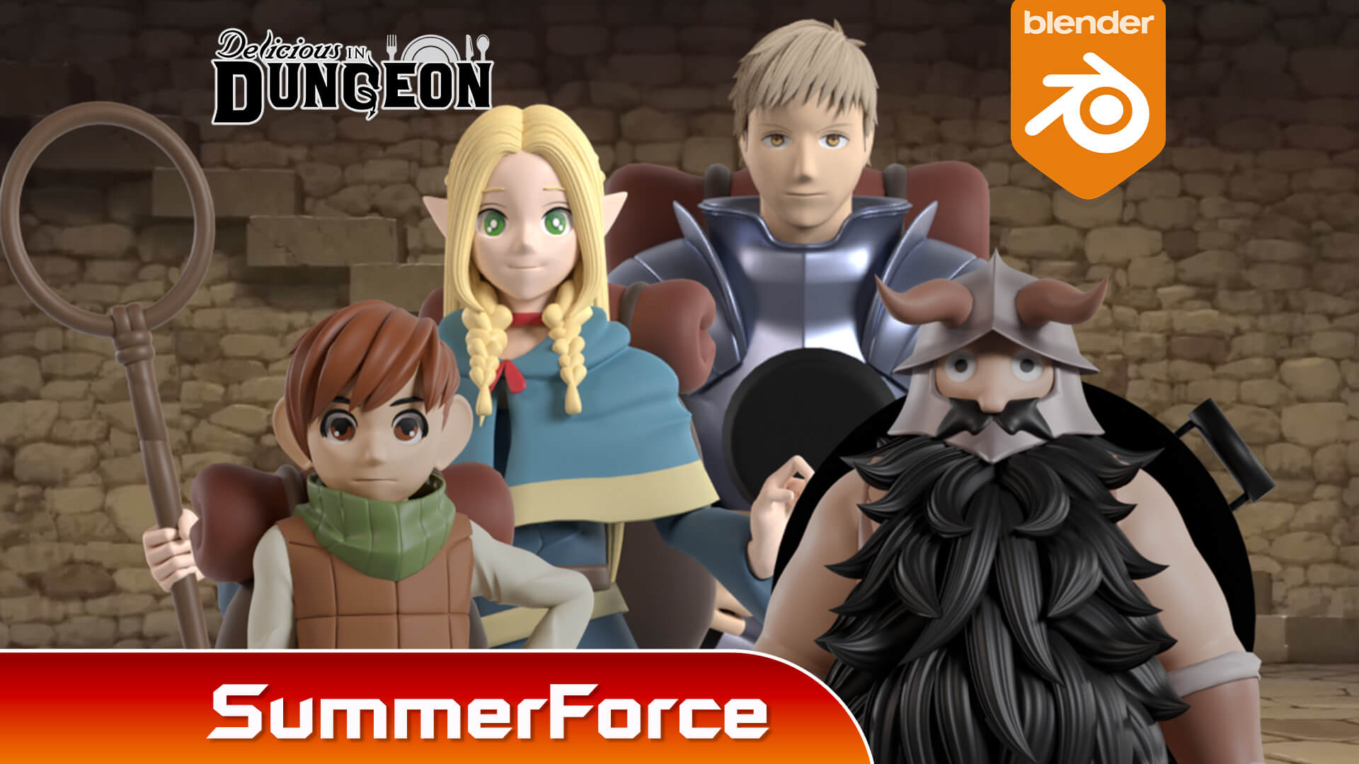 Laios Touden - Delicious in Dungeon 3D Model by Summerforce