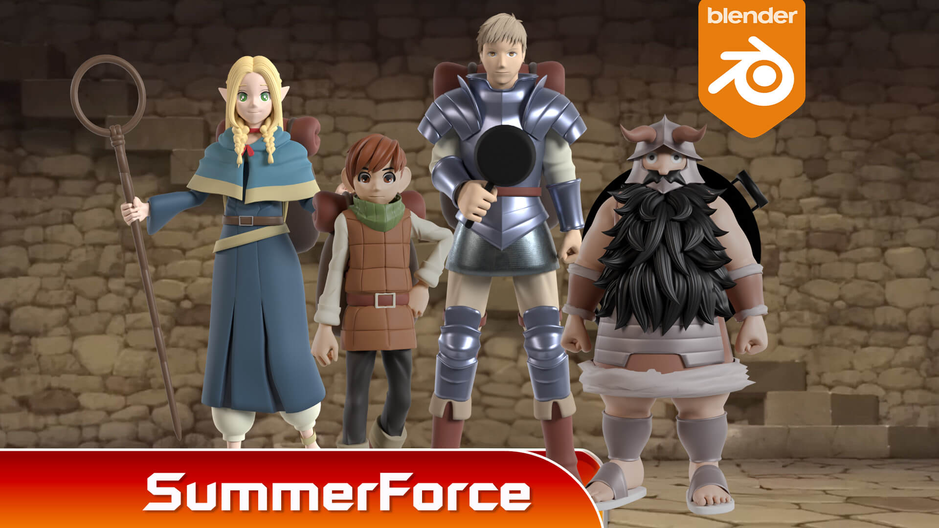 Laios Touden - Delicious in Dungeon 3D Model by Summerforce